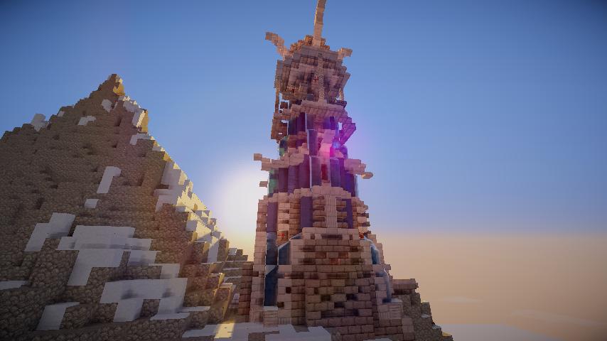 Mage/ Wizard Tower with Bridge Minecraft Map