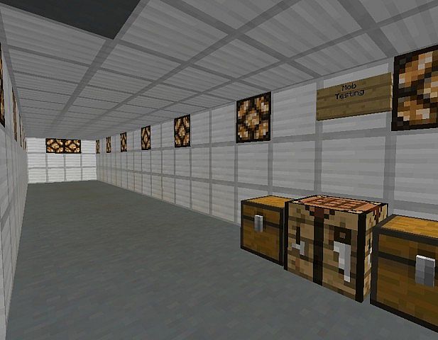 Minecraft Lab (designed for mod showcases) Minecraft Map
