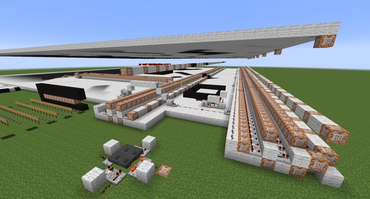 Colored Keyboard Minecraft Map