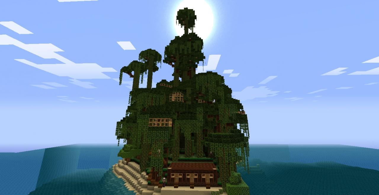 Jungle Island Village Minecraft Map