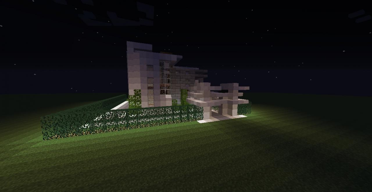 *My First PMC Post* %*Modern House 1*& Minecraft Map