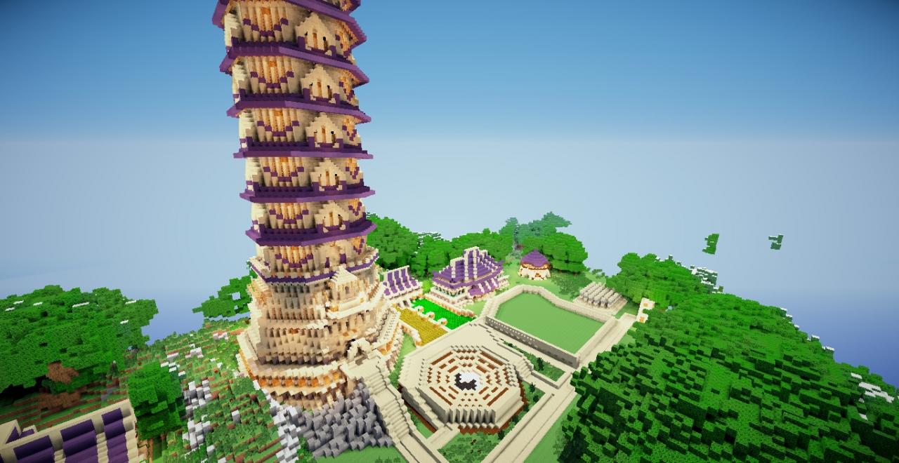 Air temple Island Minecraft Map