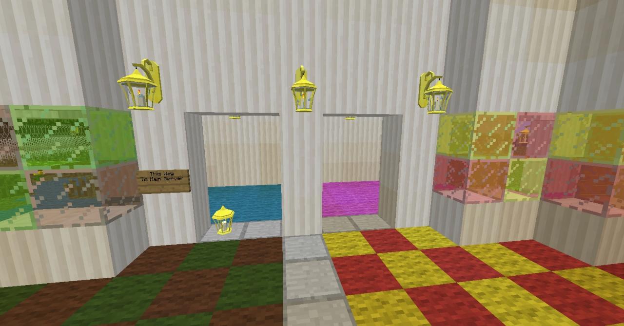 Server Hub For CustomCraft Minecraft Map