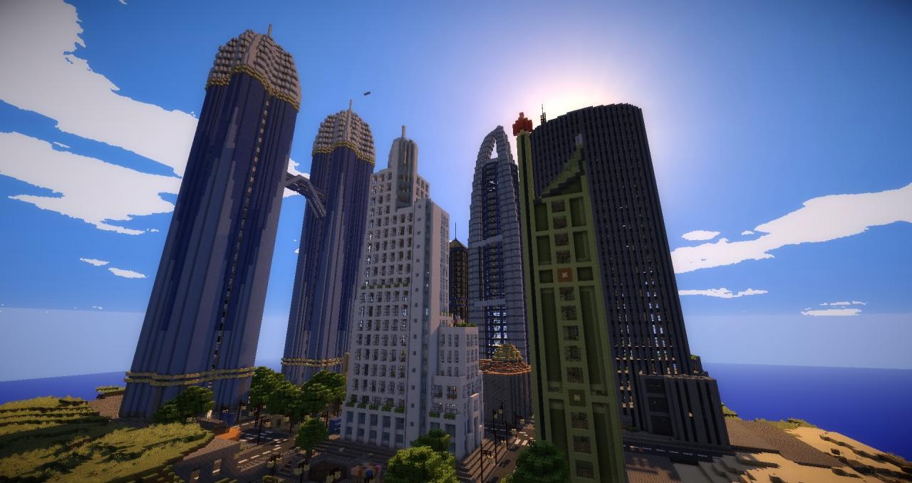 New Sunfield City [Modern City Project](v.0.0.6) Minecraft Map