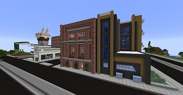 Modern builds{city server project} Minecraft Map