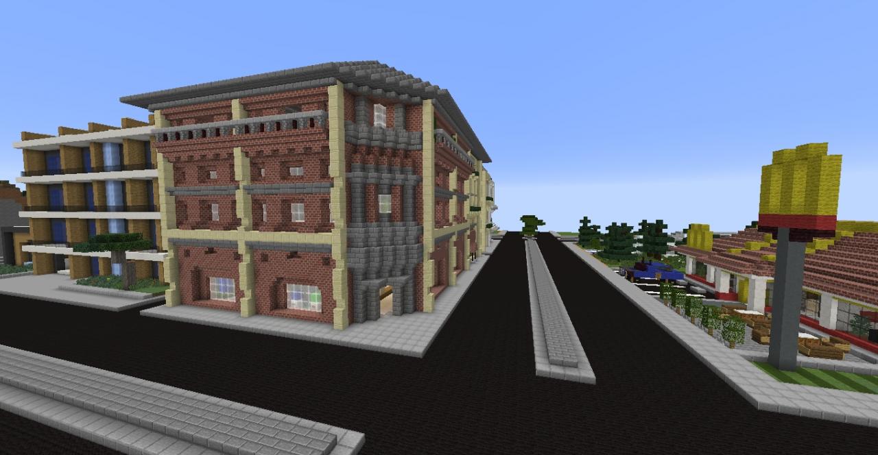 Modern builds{city server project} Minecraft Map