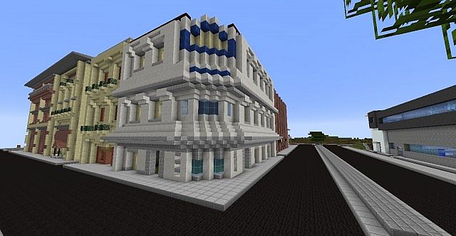 Modern builds{city server project} Minecraft Map