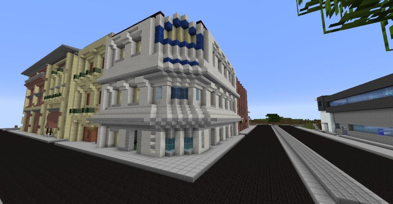 Modern builds{city server project} Minecraft Map