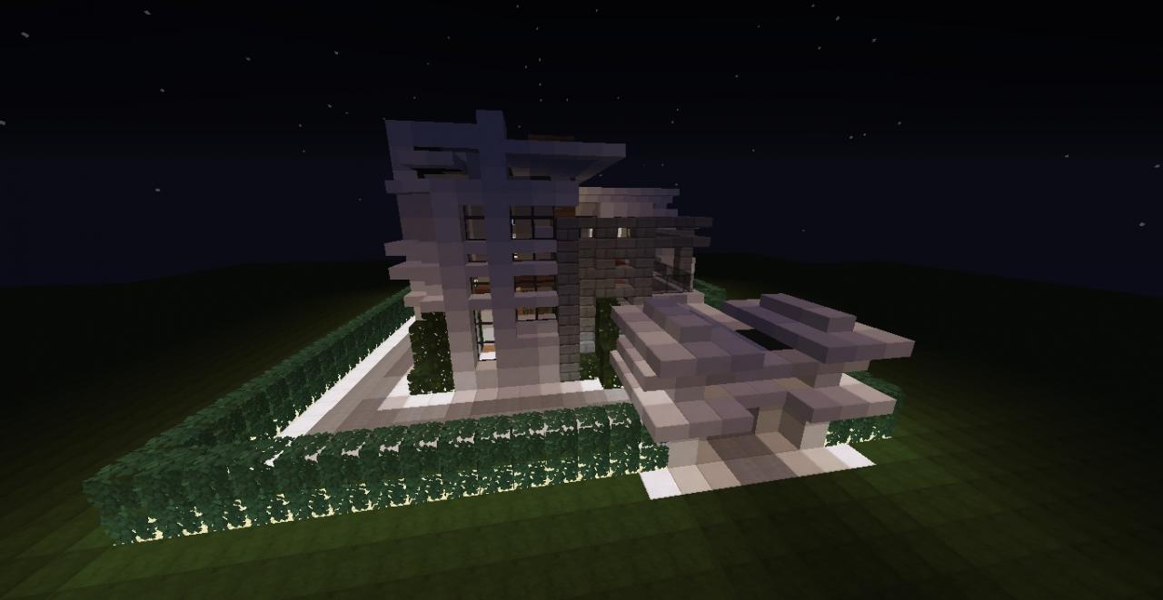 *My First PMC Post* %*Modern House 1*& Minecraft Map