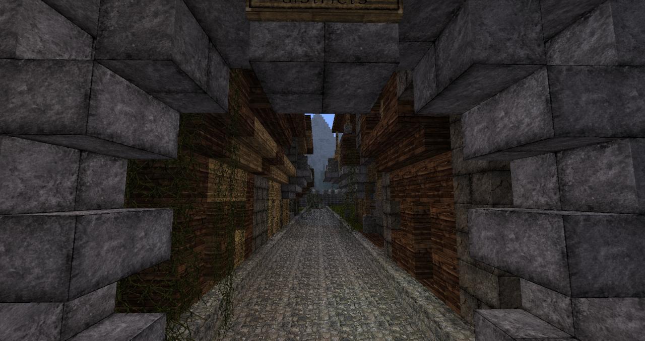 Medievel slum district - the Rondtstadt Minecraft Map