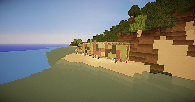minecraft - military trucks . Minecraft Map