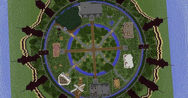 NeverCraft Hunger Games Arena 1 ! Minecraft Map