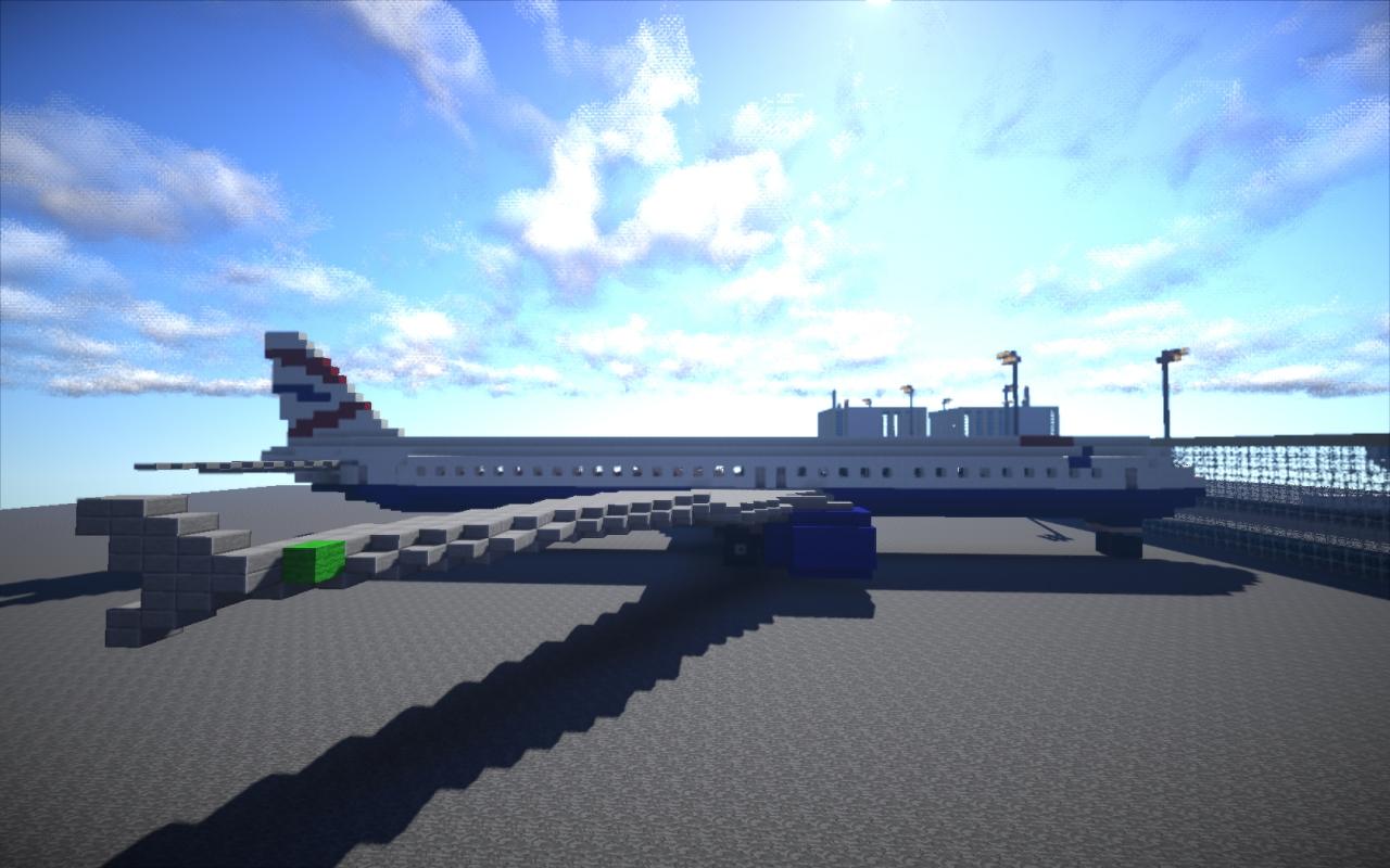 Airbus A320 Minecraft Map