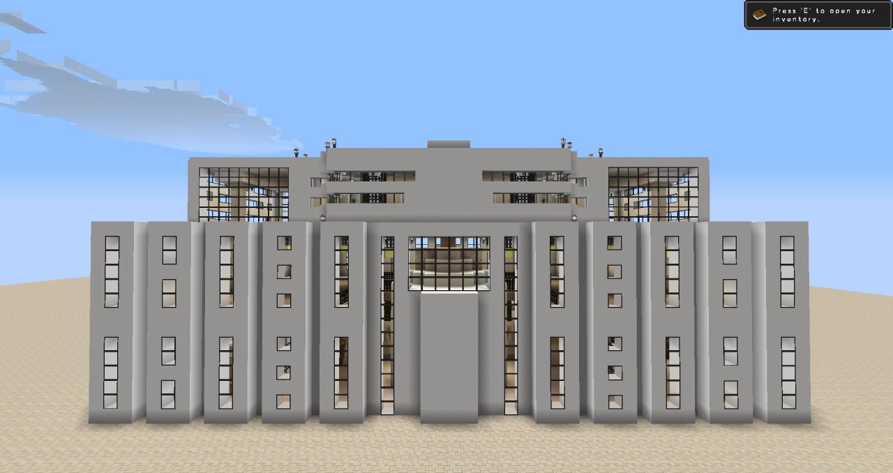 MODERN Huge Mansion and Underground Base Minecraft Map