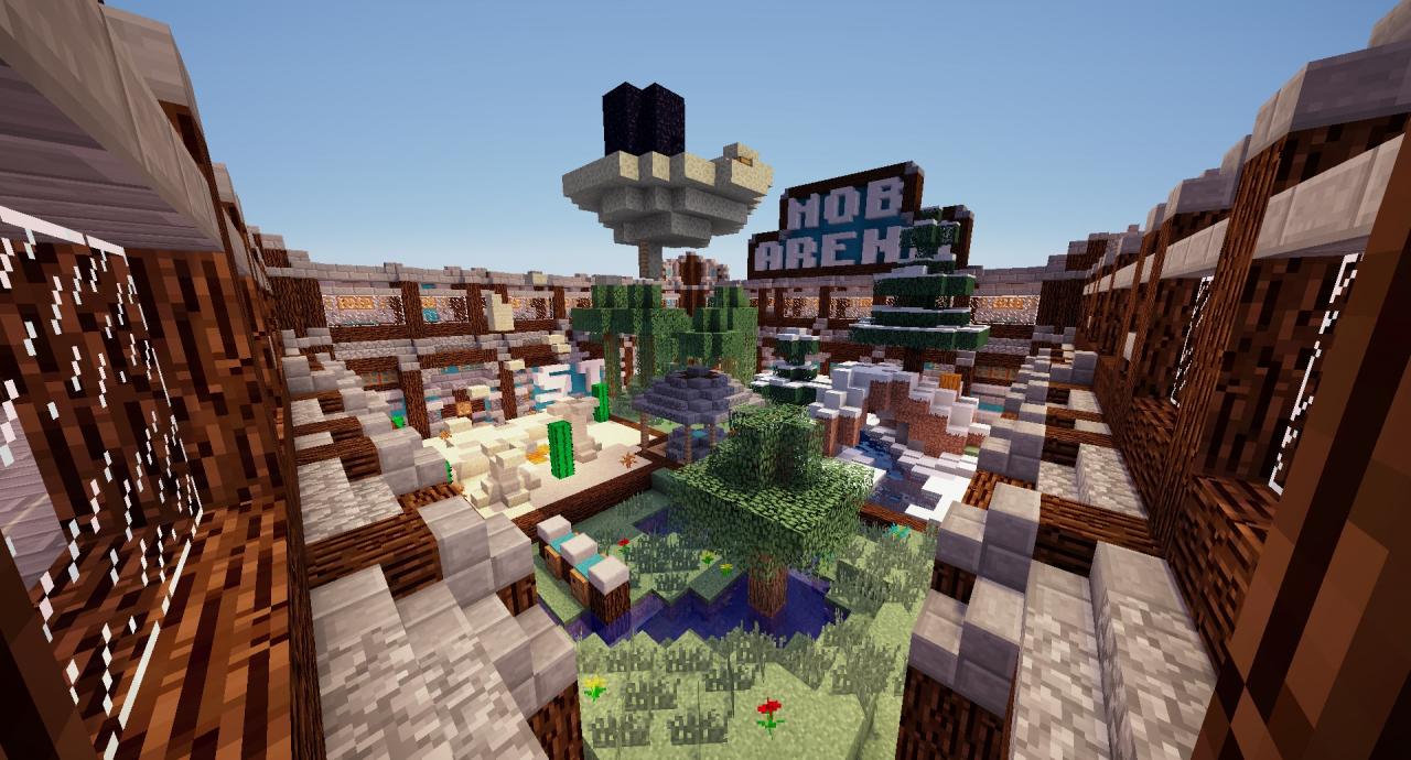 Amazing Mob Arena Build Minecraft Map