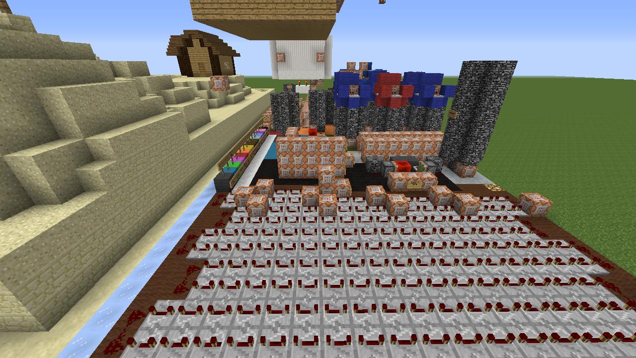 PvP world using command blocks Minecraft Map