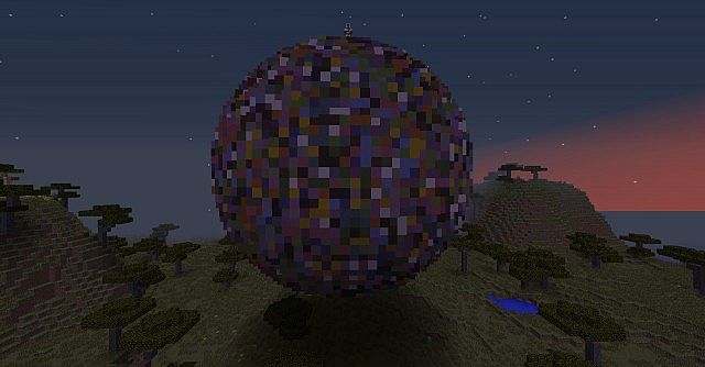 Sphere multicolore Minecraft Map