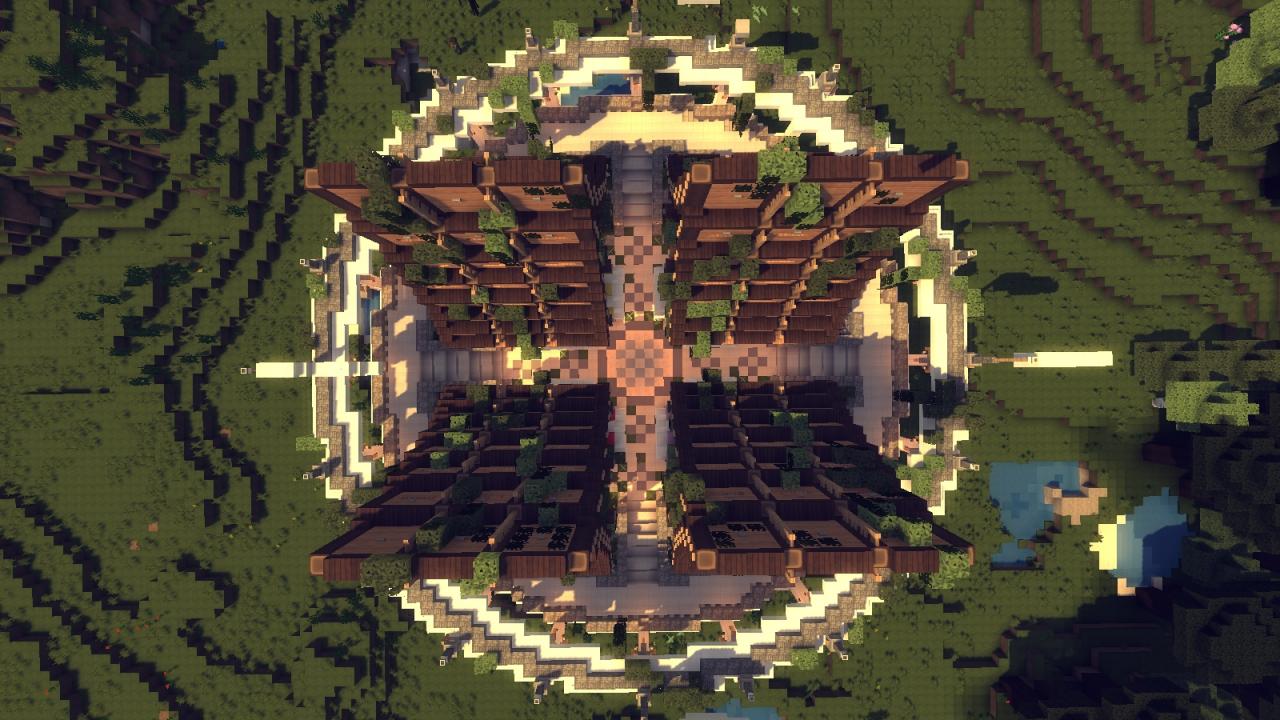 small survival spawn Minecraft Map