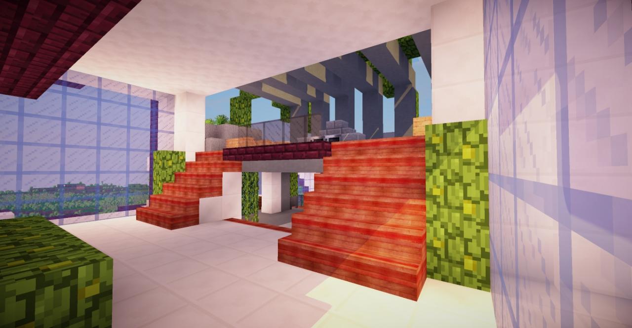 Futurist Modern House Minecraft Map