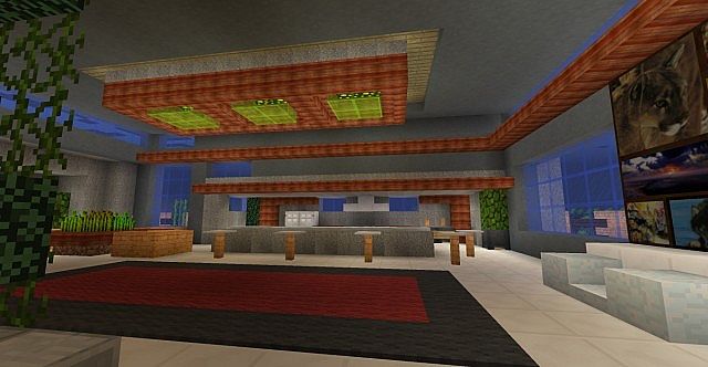 Futurist Modern House Minecraft Map