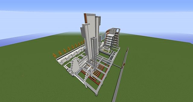 Futuristic skyscraper Minecraft Map