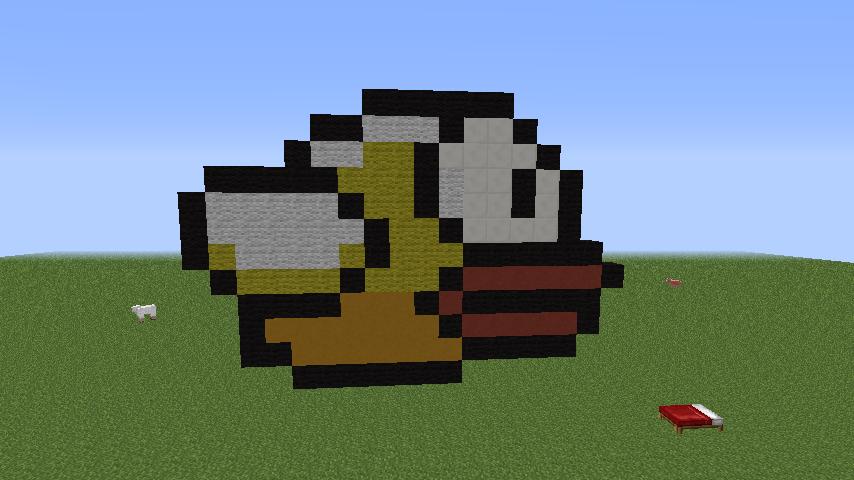 Flappy Bird. Minecraft Project