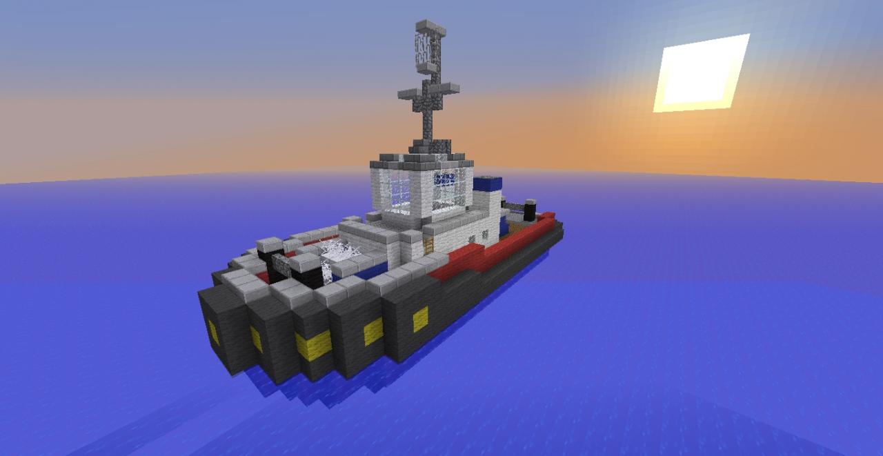 Heavy tug boat Minecraft Map