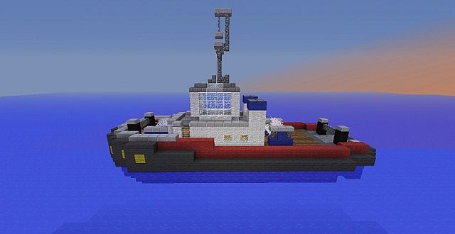 Heavy tug boat Minecraft Map