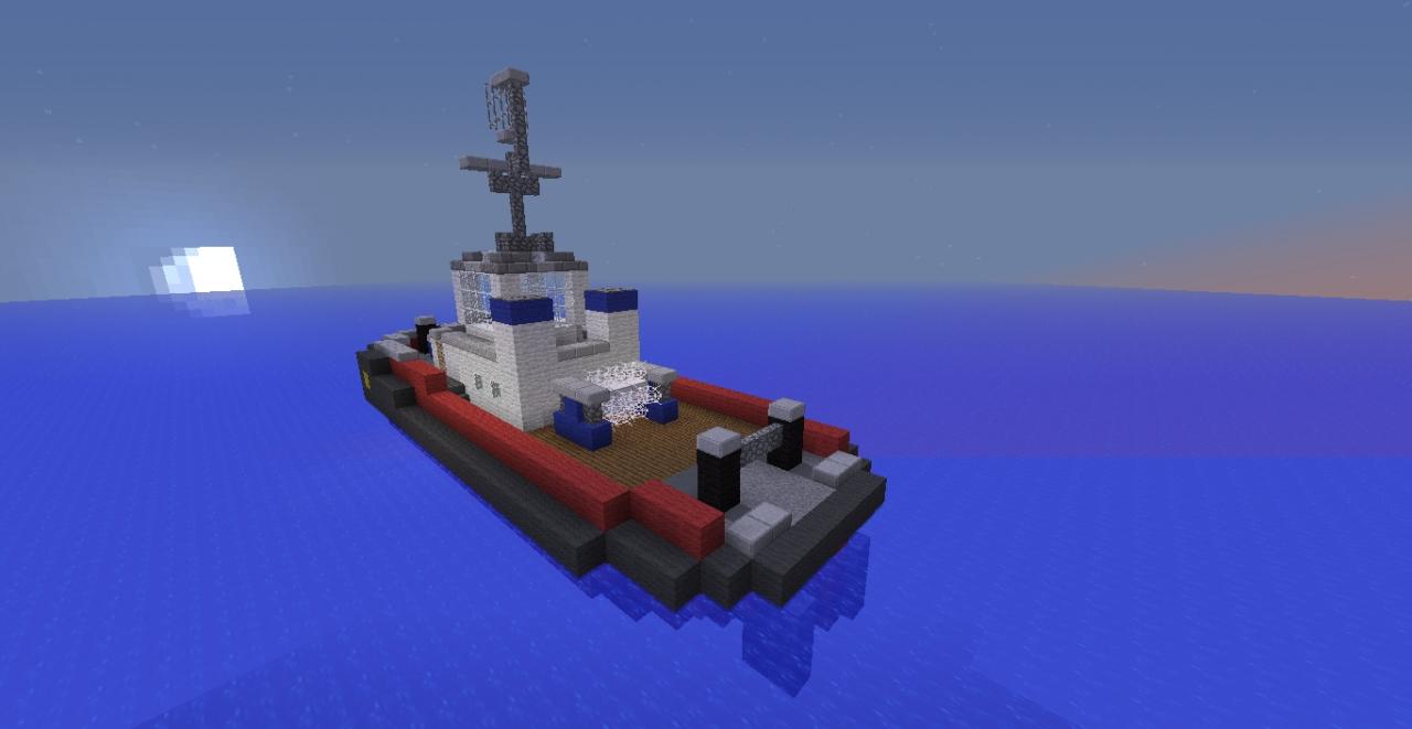 Heavy tug boat Minecraft Map