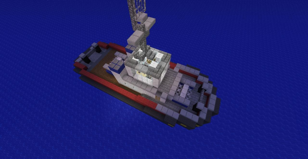 Heavy tug boat Minecraft Map