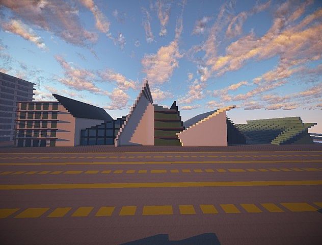 modern museum Minecraft Map