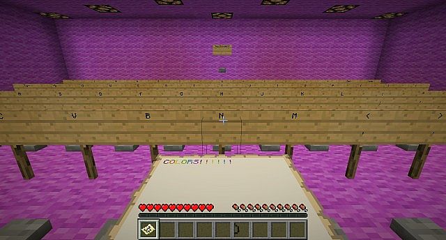 Colored Keyboard Minecraft Project