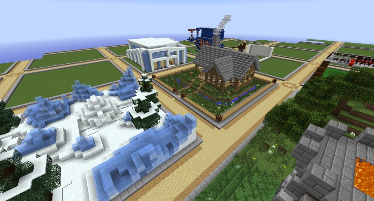 *NEW* --= CreativeRealm =-- PlotMe Server [Ranks!] Minecraft Server