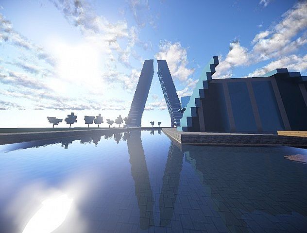 two towers Minecraft Map