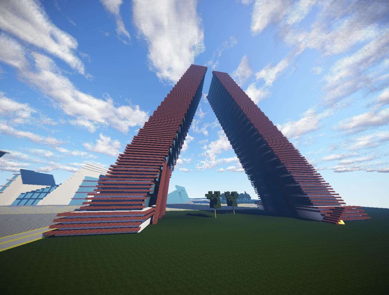 two towers Minecraft Map