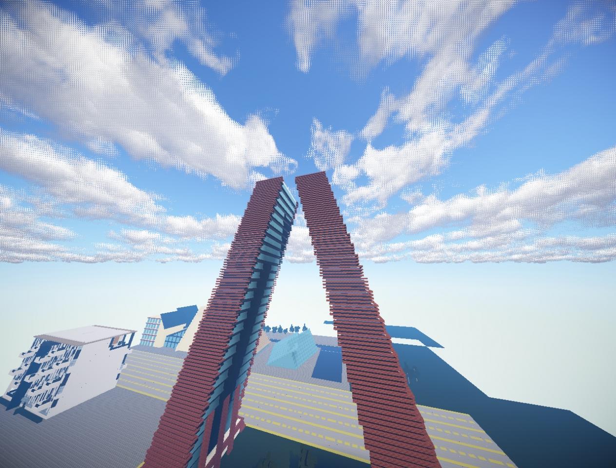 two towers Minecraft Map