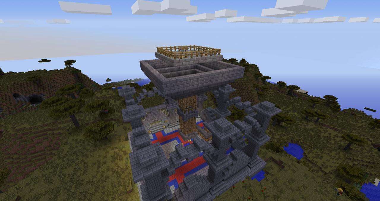 Castleform PVP spawn Minecraft Map