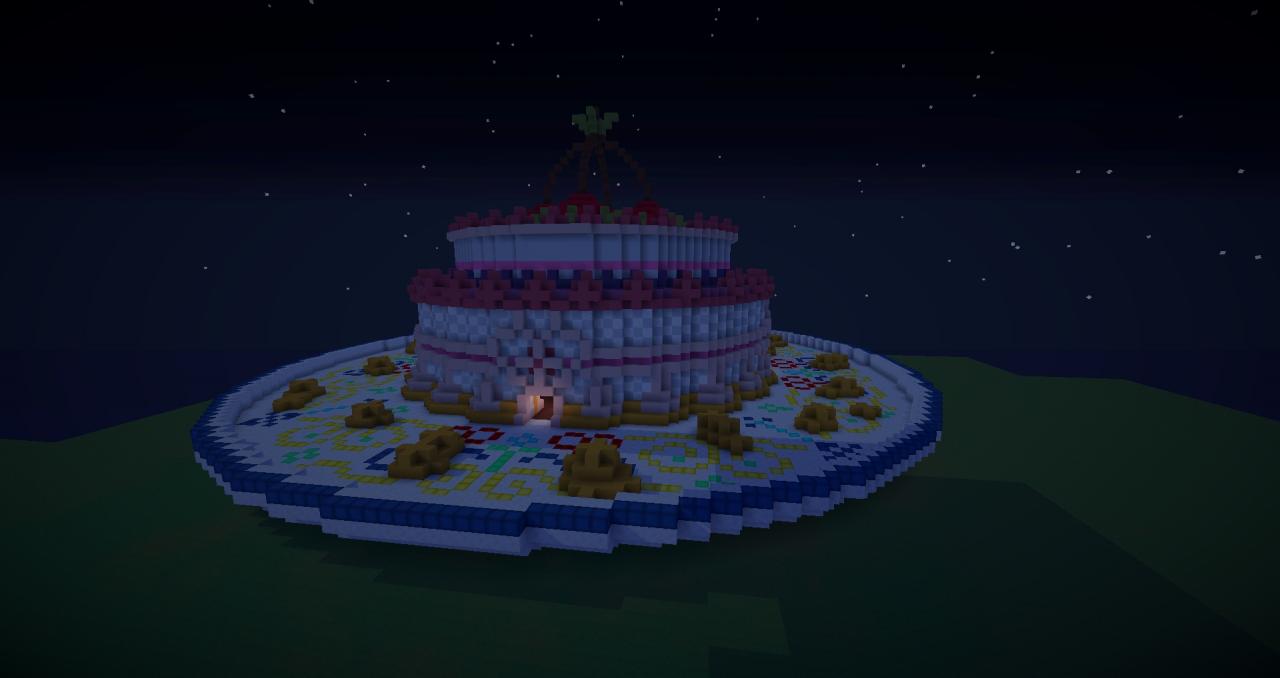 Cherry Cheesecake | Fun Mini Spawn/Arena Structure | Minecraft Map