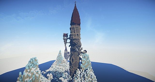 Mnara Vesh - The Falling Tower Minecraft Map