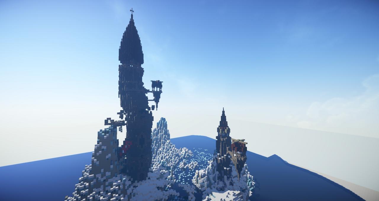 Mnara Vesh - The Falling Tower Minecraft Map