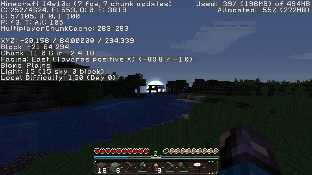 A Witch's hut 14w10c Minecraft Map