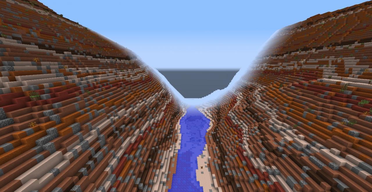 Mesa Canyon Minecraft Map