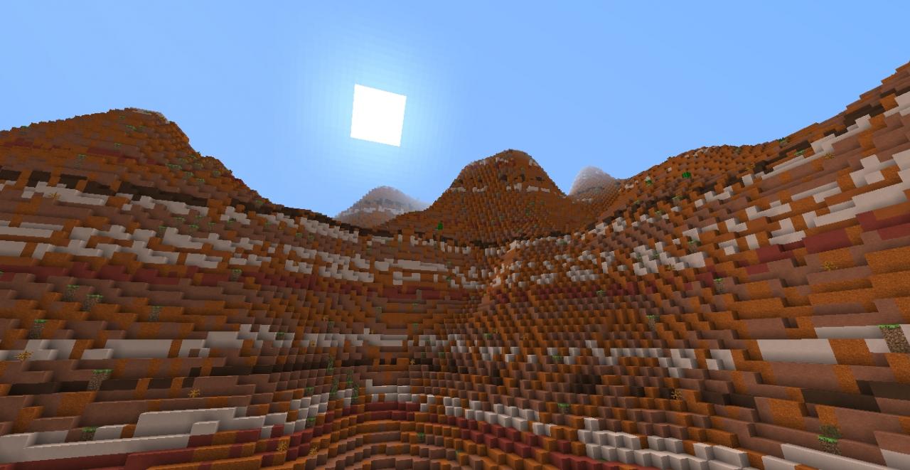 Mesa Canyon Minecraft Map