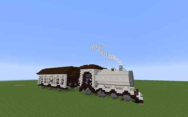 Steampunk train Minecraft Map