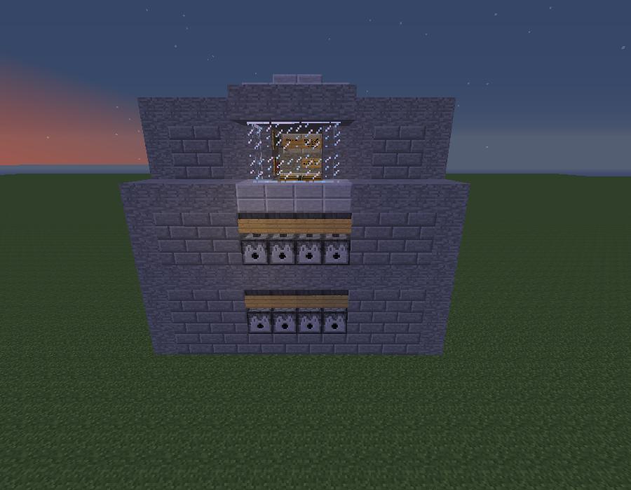 Fully automatic fire ball turret Minecraft Map