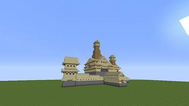 Naruto Land of Snow - Kazahana Castle Minecraft Map