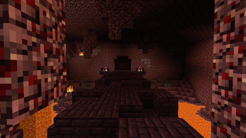 Small Nether Temple Minecraft Map
