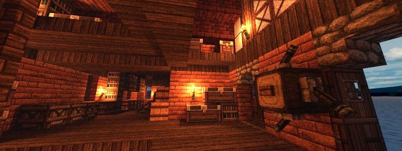 Warehouse Row Minecraft Map