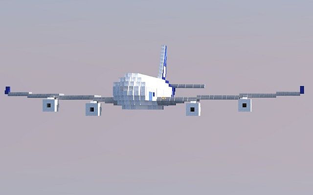 Airbus A340-300 Minecraft Map
