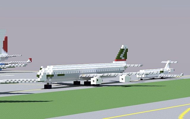 Airbus A340-300 Minecraft Map